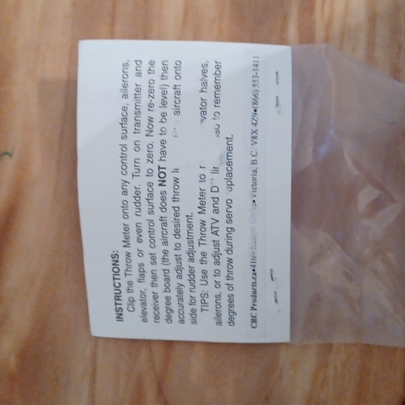 Other | Control Surface Deflection Meter New | Poshmark